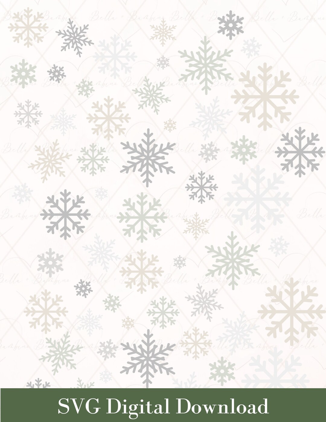 Snowflakes SVG - Etsy