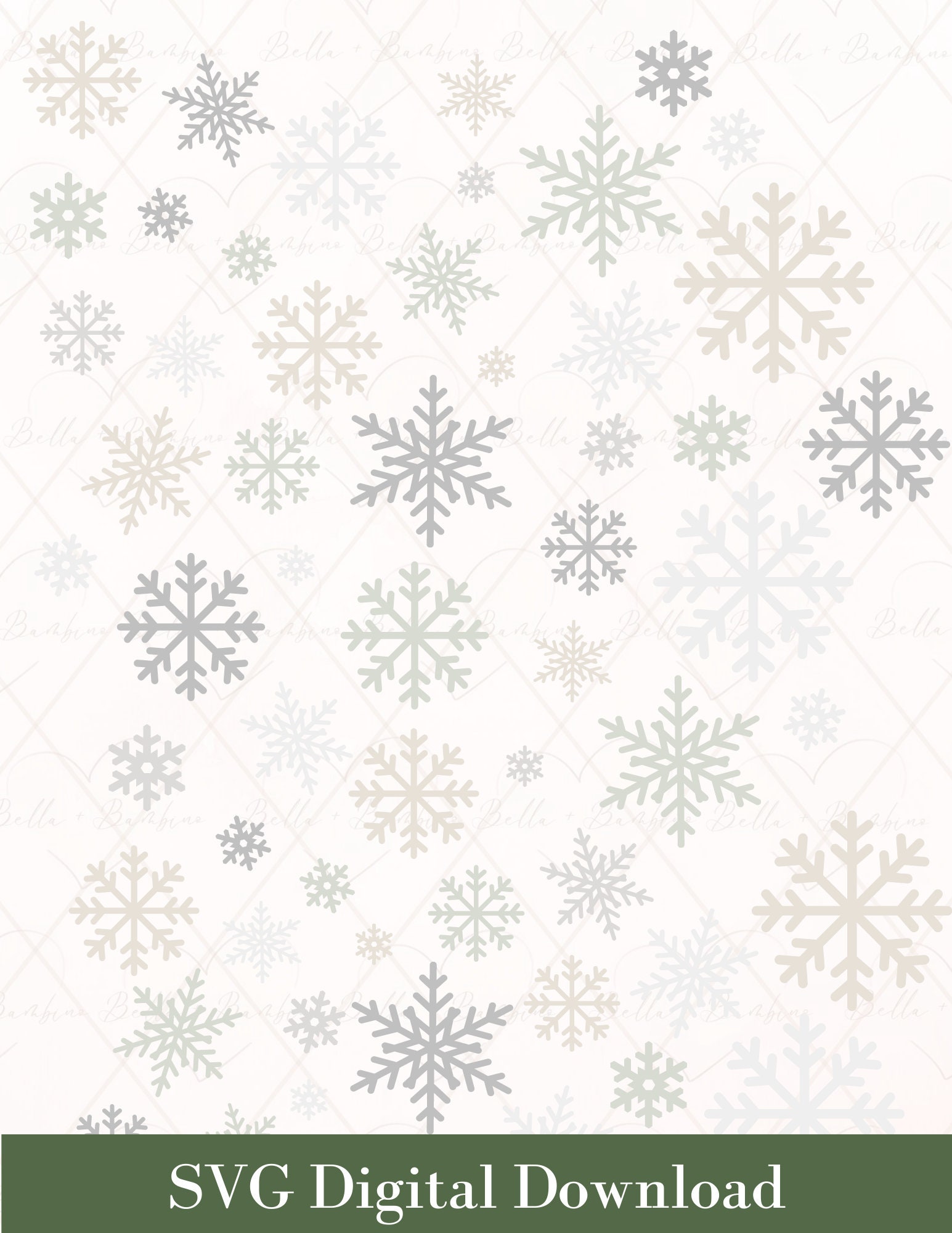 Snowflakes SVG - Etsy