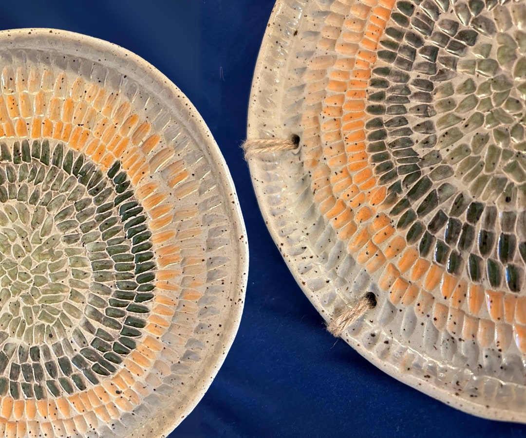 Ceramic Wall Art,ceramic Wall Decor, Handmade Ceramic Wall Plate ...