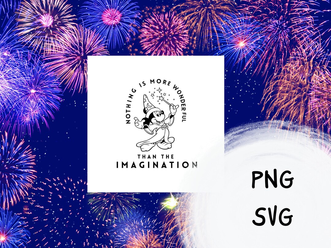 Mickey Imagination SVG PNG - Etsy
