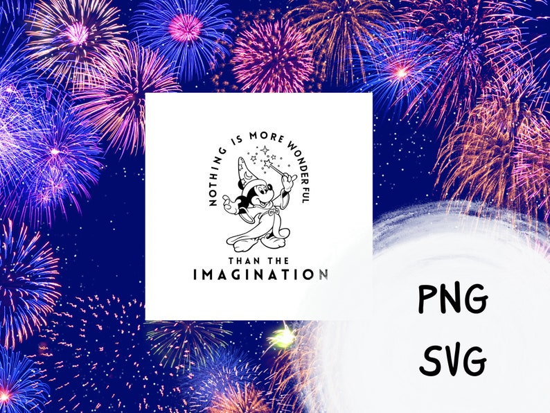 Mickey Imagination SVG PNG - Etsy