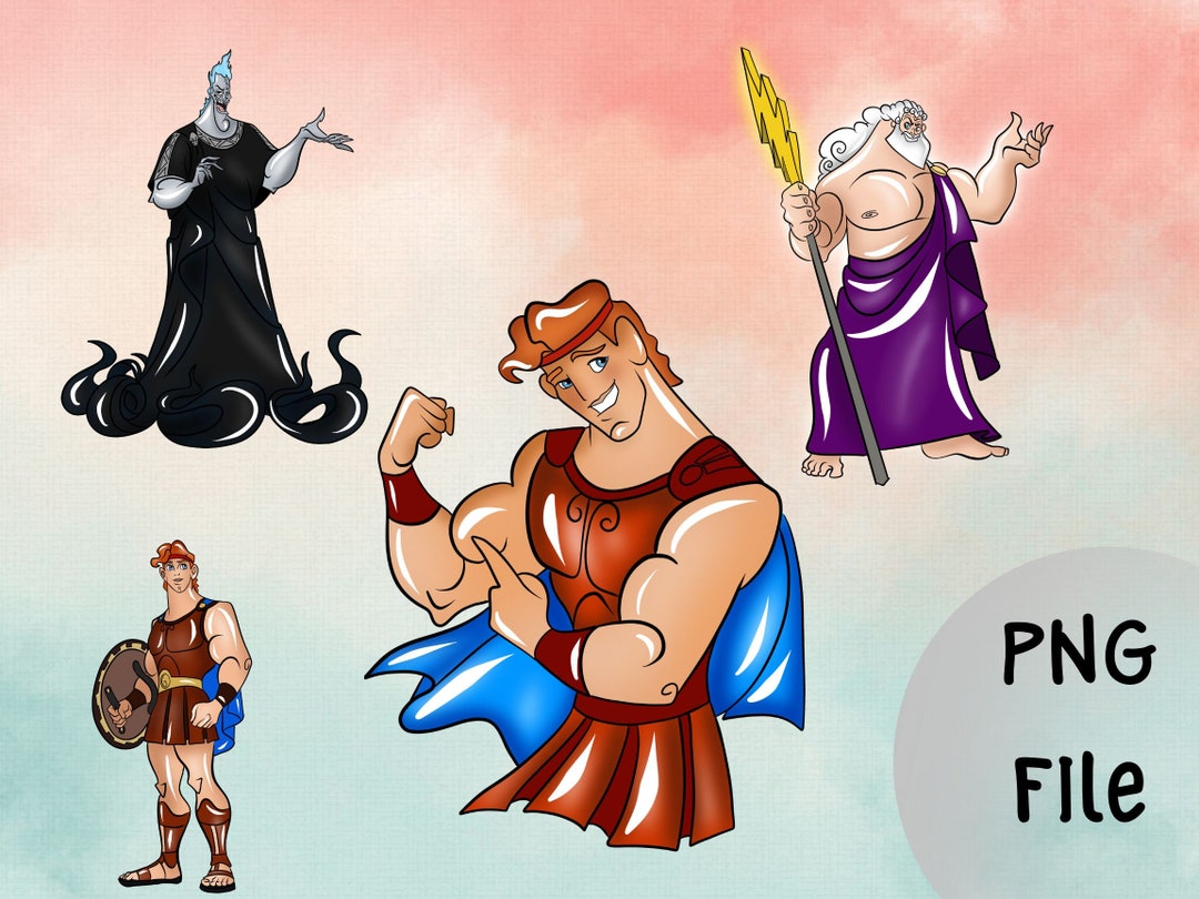 Hercules Character Bundle PNG - Etsy