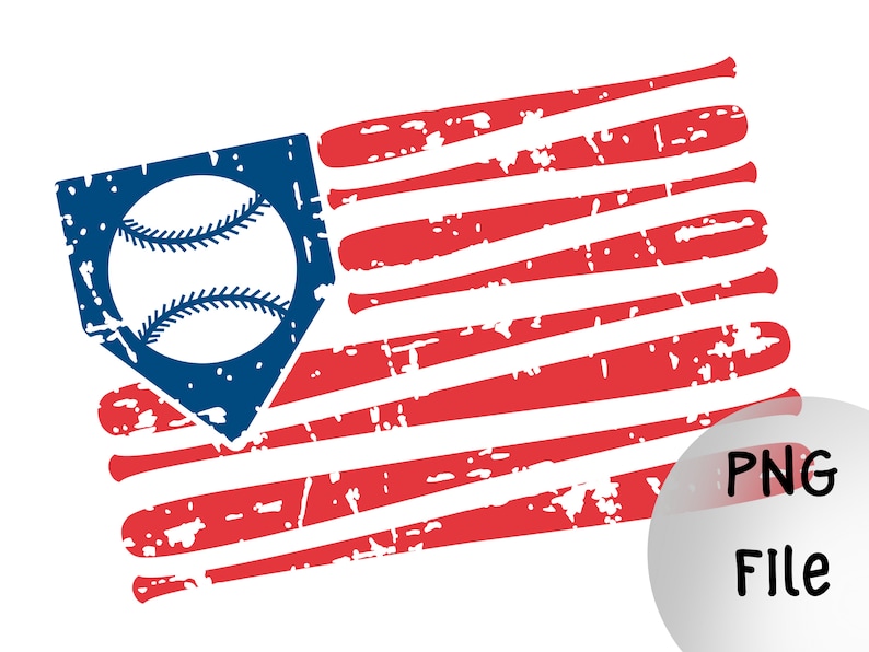 Baseball Flag PNG - Etsy