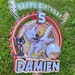 Bolt Inspired Cake Topper | Bolt Dog Cake Topper | Bolt Party Decore ...