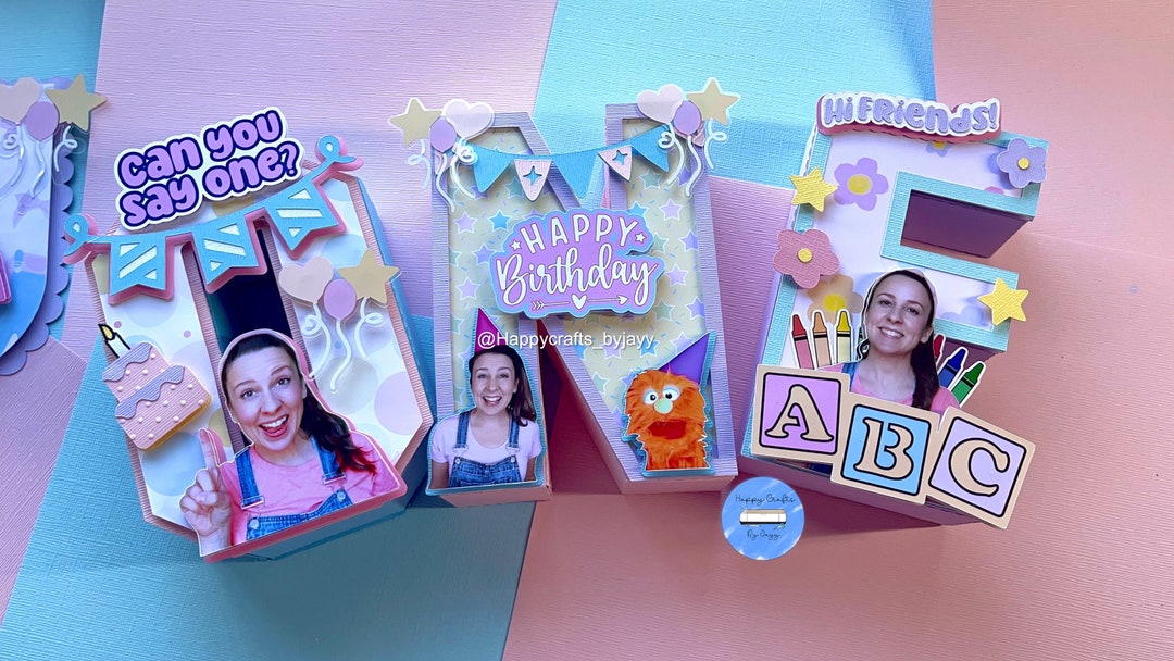 Ms. Rachel Birthday 3D Letters , 3D Letters Party Decorations ...