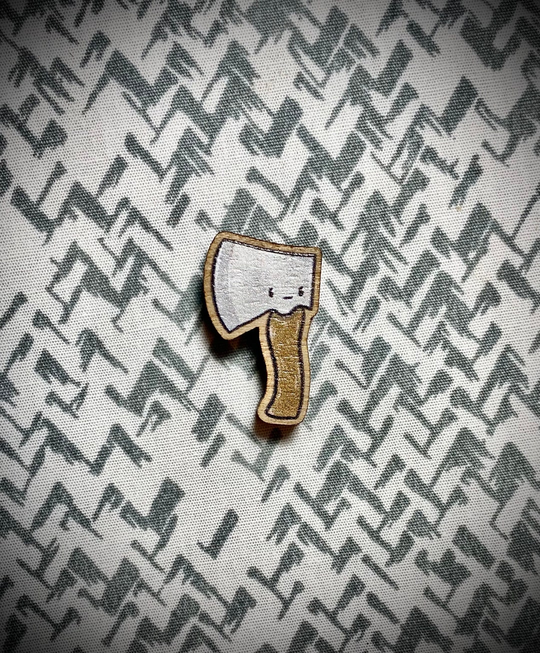 Wooden Hatchet Pin - Etsy