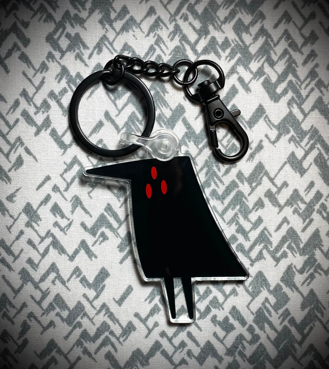 Odd Crow Acrylic Keychain - Etsy