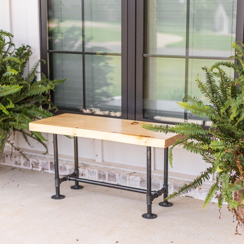 Pipe Bench - Etsy