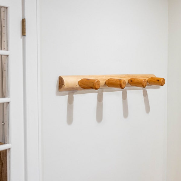Log Coat Rack - Etsy