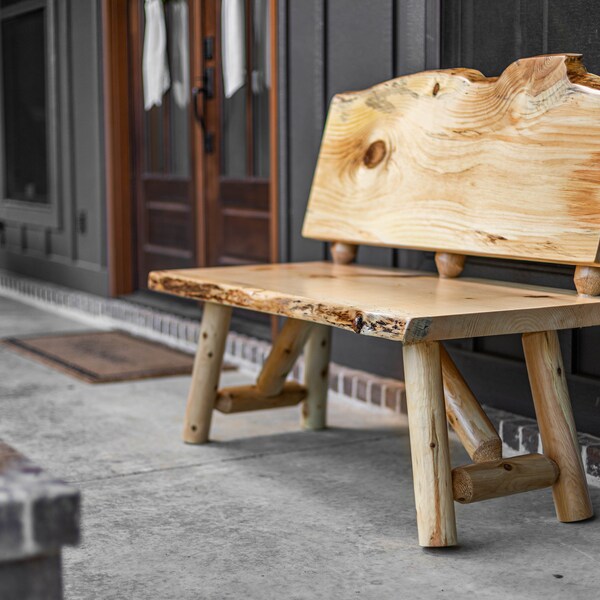 Indoor Bench With Back - Etsy