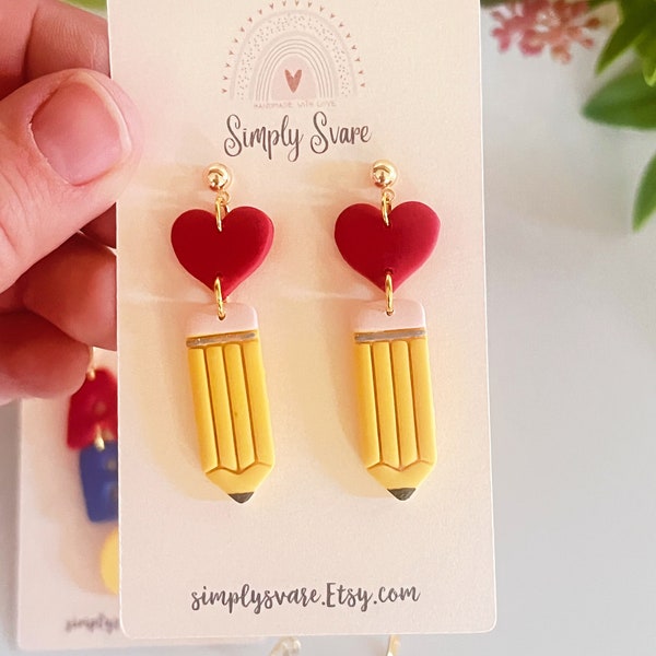 Back to School Earrings - Etsy