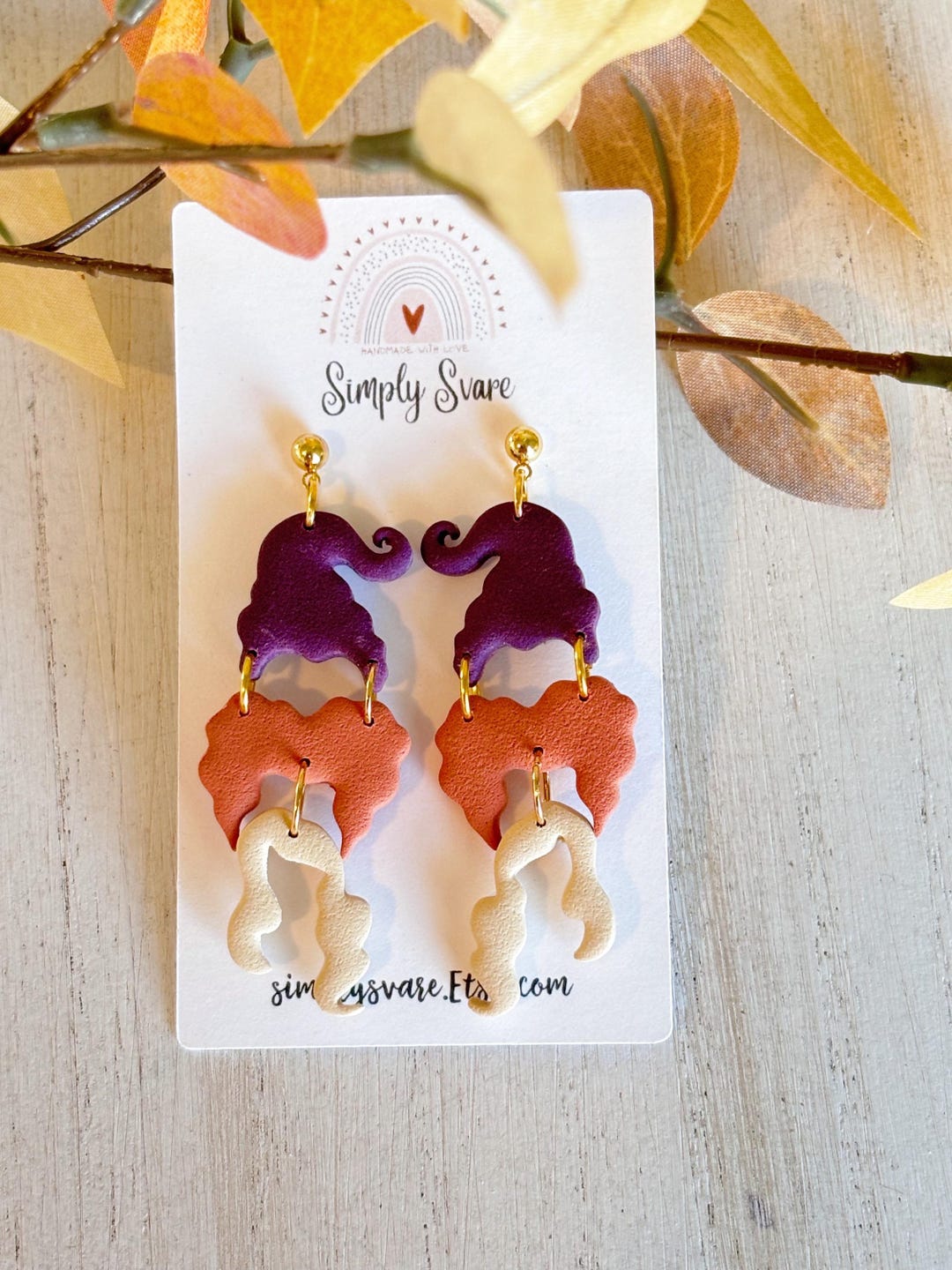 Sanderson Sisters Hocus Pocus Earrings Halloween Earrings Fall Polymer ...