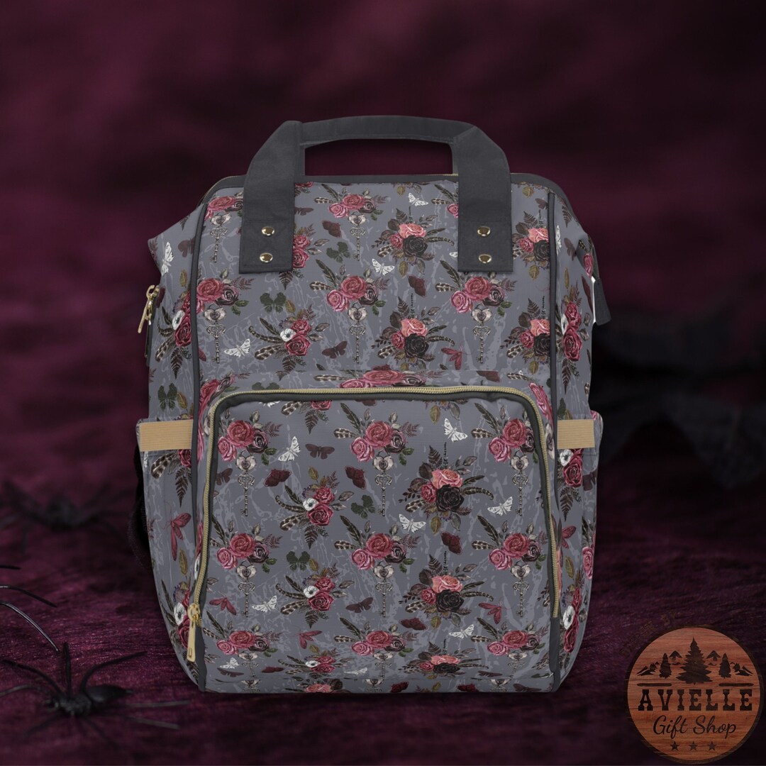 Gothic Diaper Bag Dark Aesthetic Moth Bag Gothic Mama Enchanted Noir ...