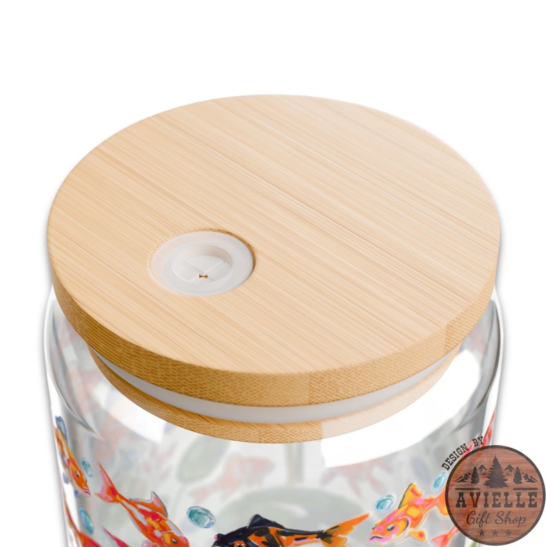 Goldfish Mug Glass Goldfish Fish Tumbler Koi Fish Cup Fishtank Decor ...