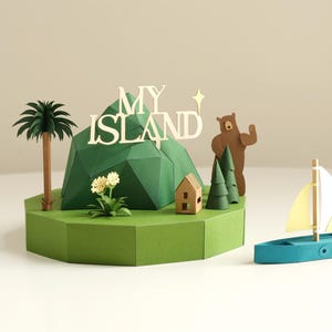 DIY Paper Craft Kit | ' My Island' | Create Your Own Relaxing Paradise ...