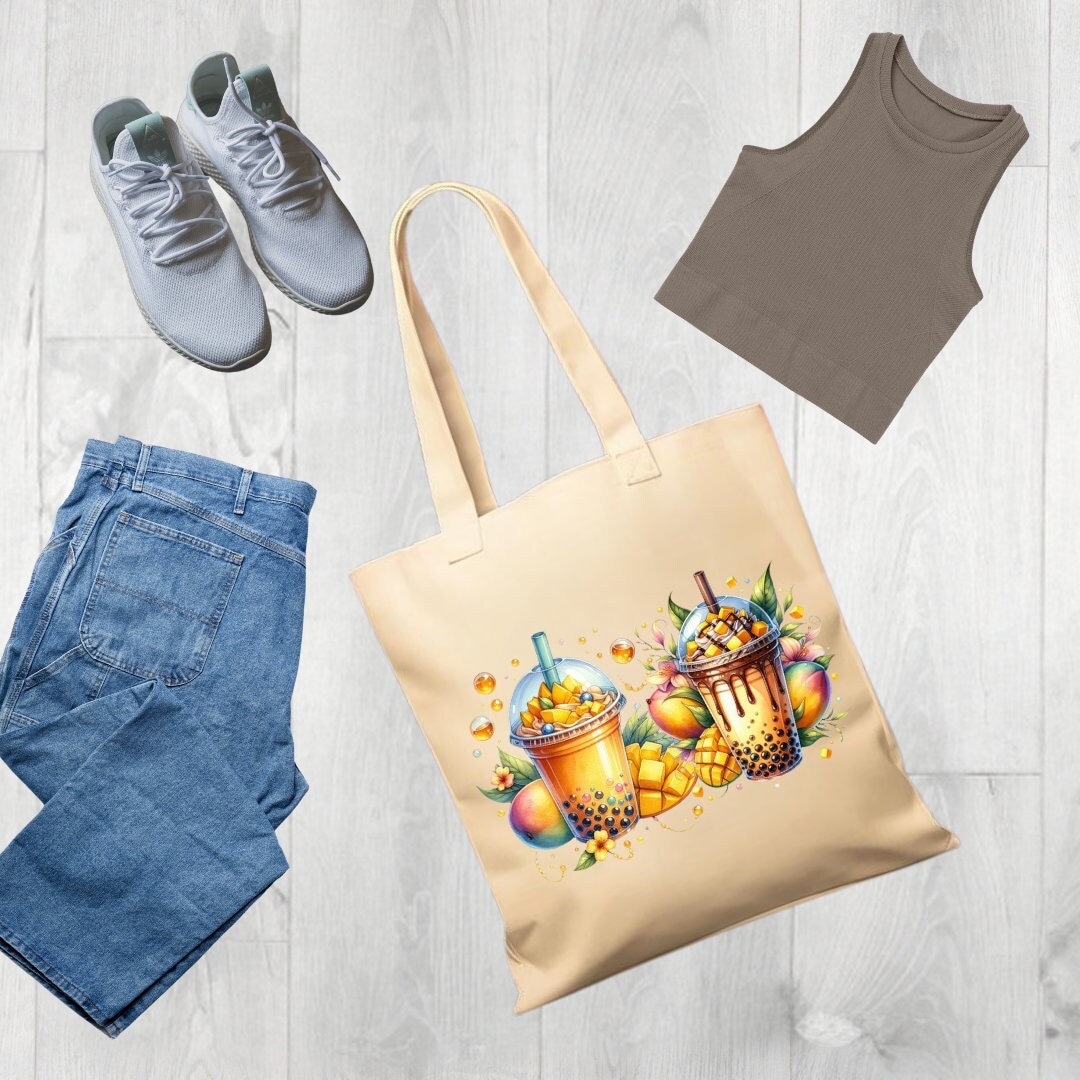 Personalised Bubble Tea Tote/custom Design Bubble Tea Bag/keepsake ...
