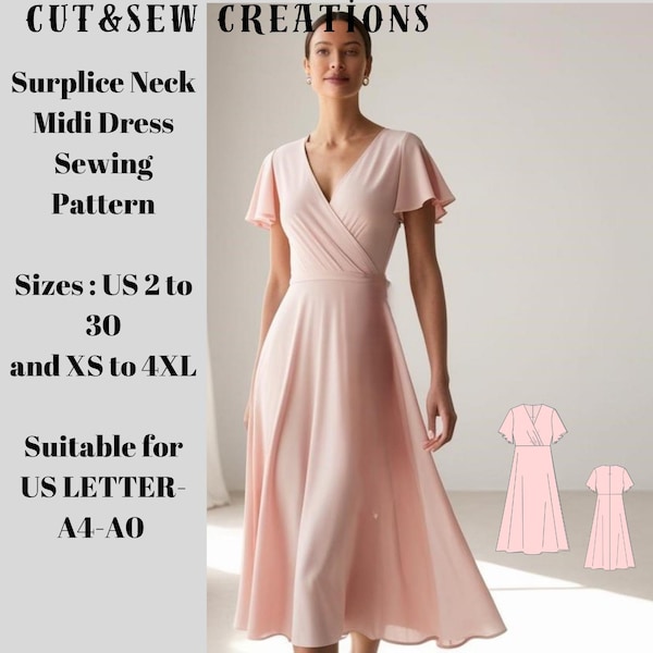 Fancy Dress Pattern - Etsy