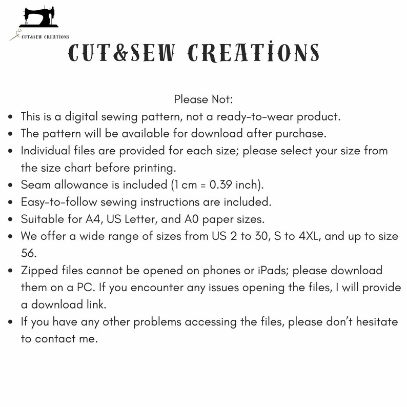 Classic Silhouette Pencil Dress Sewing Pattern,sizes US 2 to 30 and XS ...