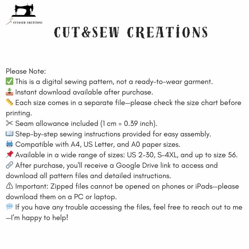 Full Length Flared Dress Sewing Pattern – Available in US Sizes 2-30 ...