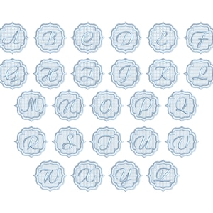 Monogram Embroidery Designs Embossed Embroidery Monogram Font, Machine ...