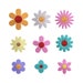 Mini Daisy Flower Embroidery Designs - Mini Embroidery Hoop Art - Daisy ...