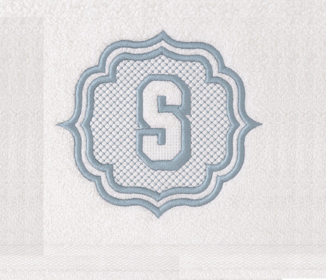 Embossed Embroidery Monogram Font, Machine Embroidery Monogram Fonts ...