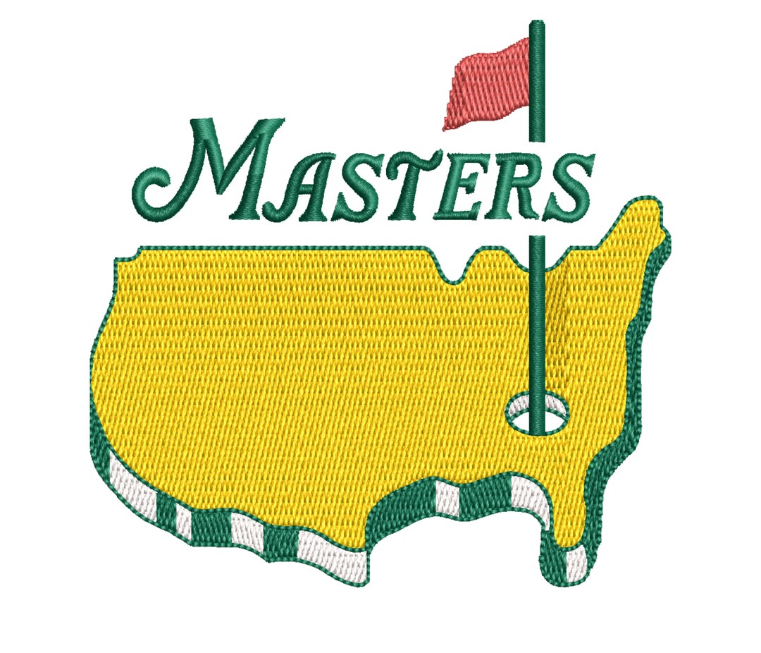 Golf Machine Embroidery Design. Sports Embroidery Design. Masters ...