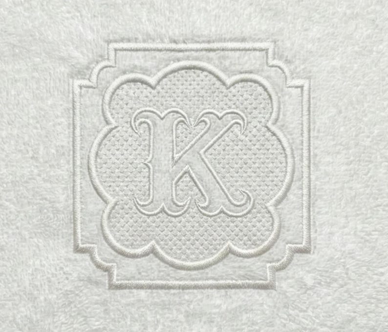A to Z Monogram Embroidery Designs Embossed Embroidery Monogram Font ...