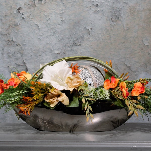 Long and Low Floral Arrangement - Etsy