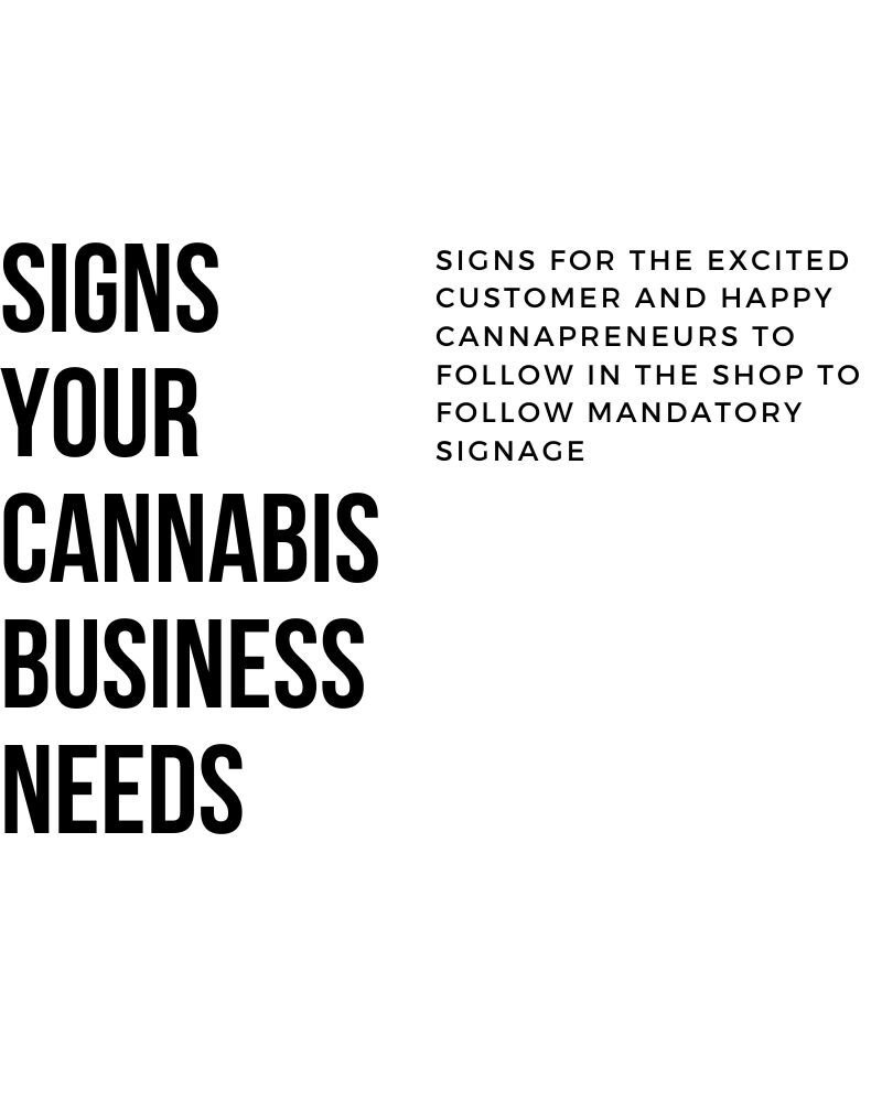 Dispensary and Smoke Shop Signs- 5pg US Letter Size PDF Print - Etsy