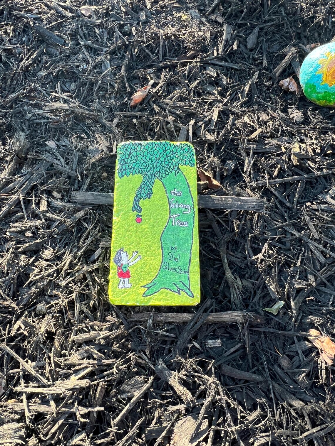 Hand Painted Custom Garden Stone Books - Etsy