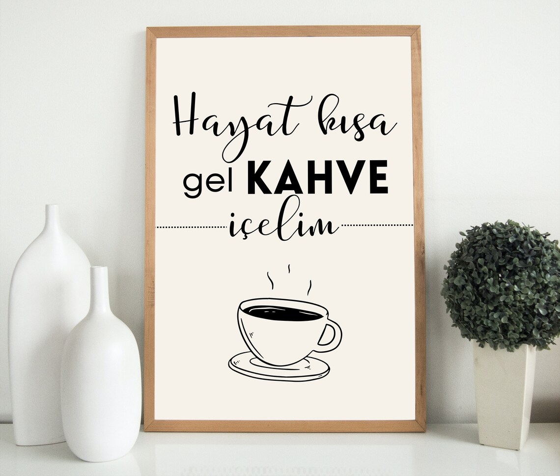Printable Coffee Poster Coffee Design Poster, Retro Kitchen, Coffee ...