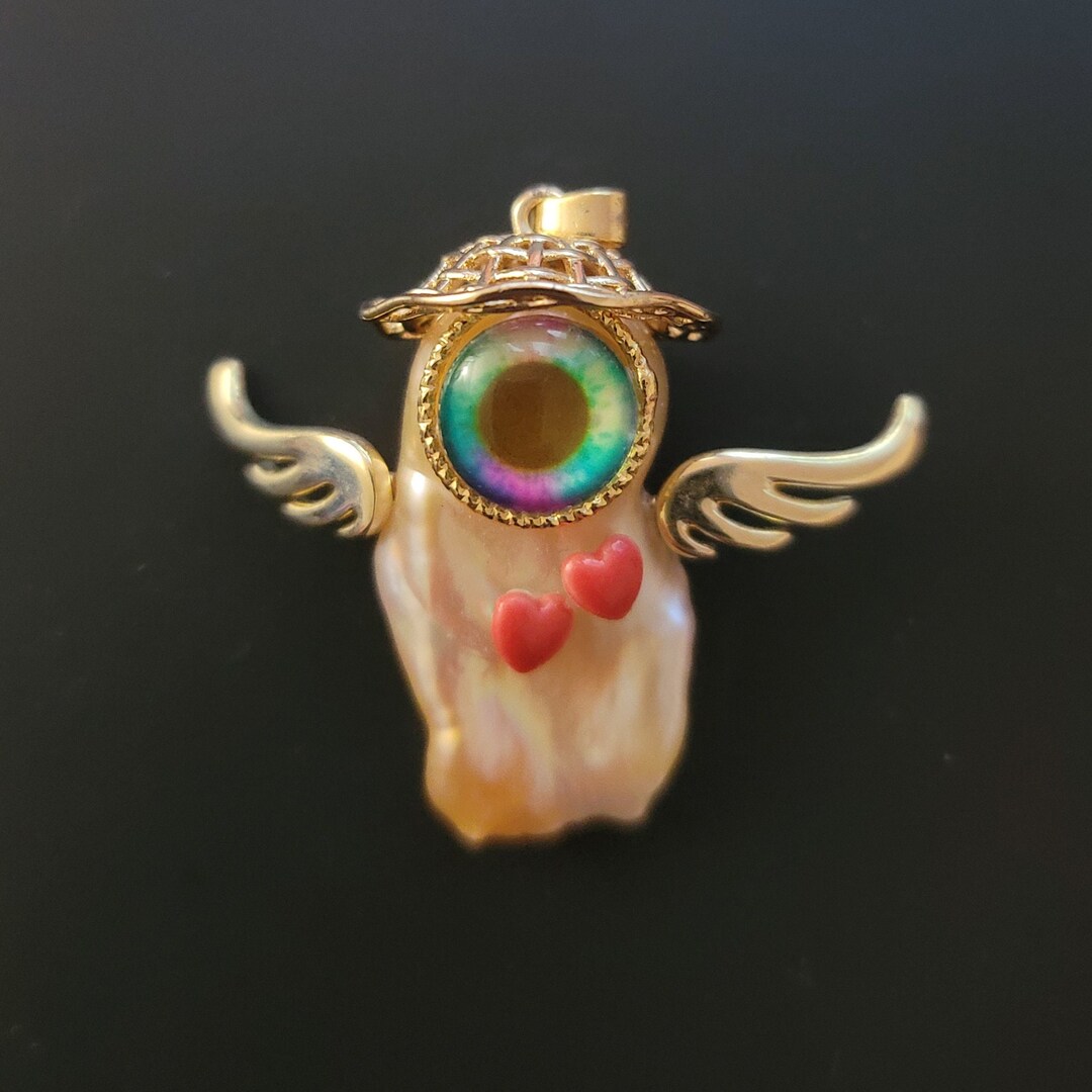 Monster Baroque Pearl Pendant - Etsy