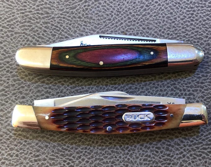 Two Knives One Money, 1980'S Frost Cutlery the Wrangler Stockman Knife ...