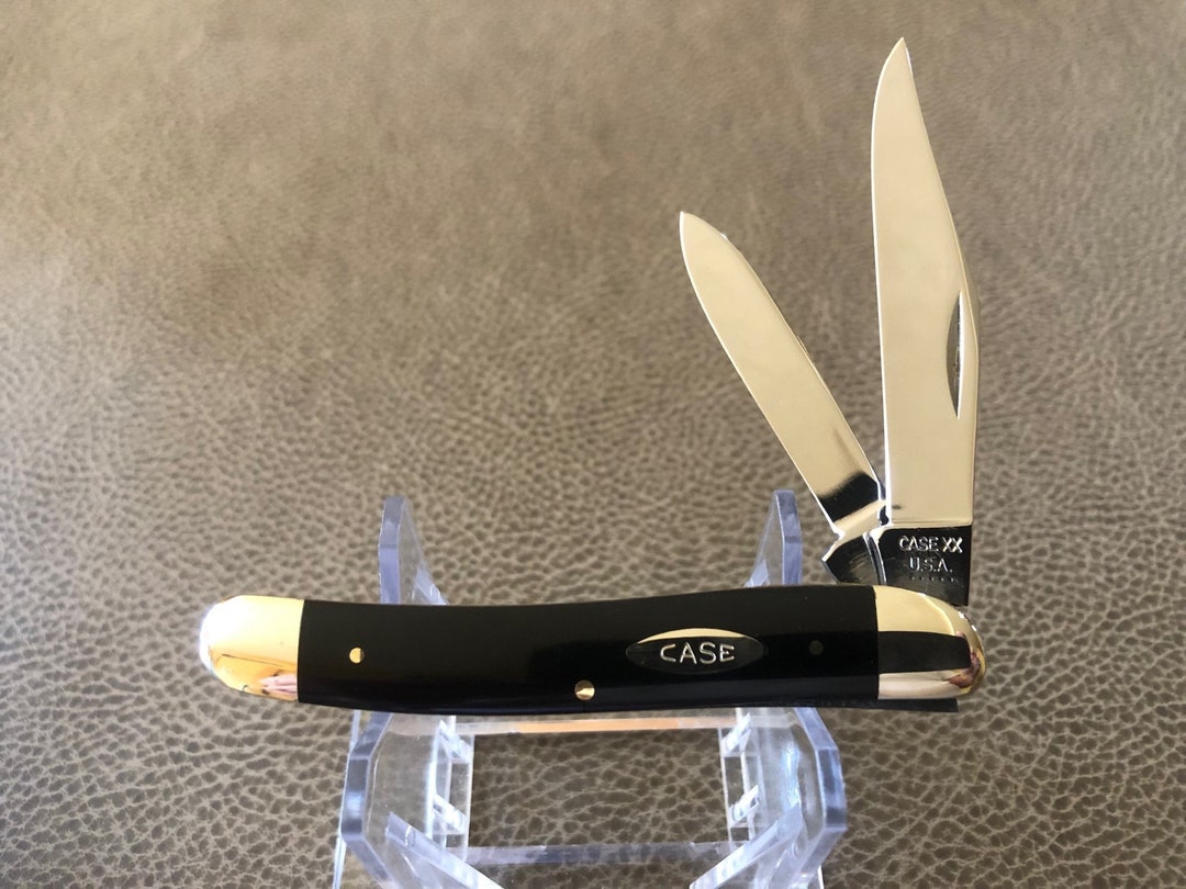 1975 Case XX Serpentine Jack Knife 5-dot 22087, Black Synthetic ...