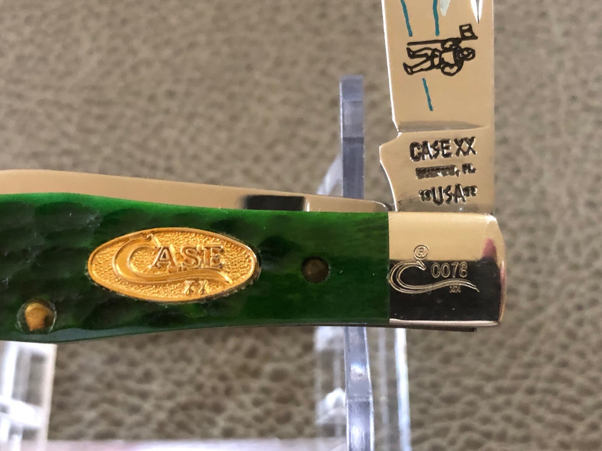 1993 Case XX Coke Bottle Jack Knife BG62251/2 Serial0078 Limited ...