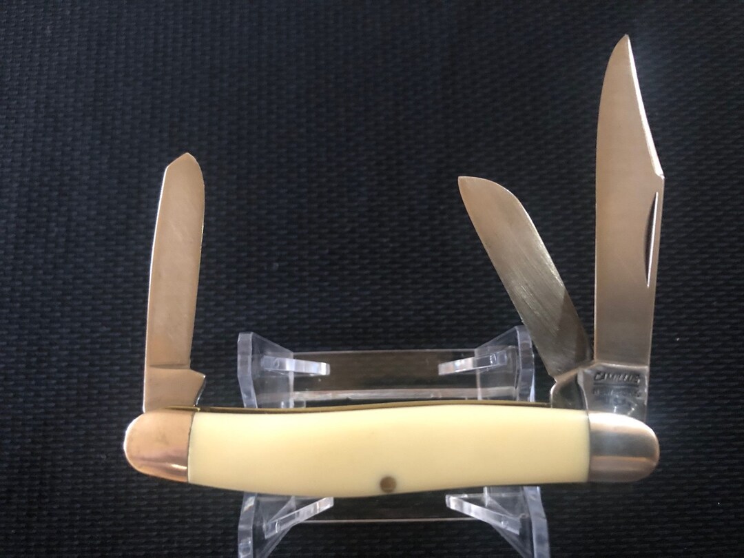 1970'S Camillus #65 3-bladed Stockman Knife Camillus (single Line) Tang ...