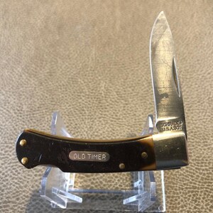1990'S Schrade U.S.A. SP3 Lock Back Blade, 1980 Old Timer Schrade U.S.A ...