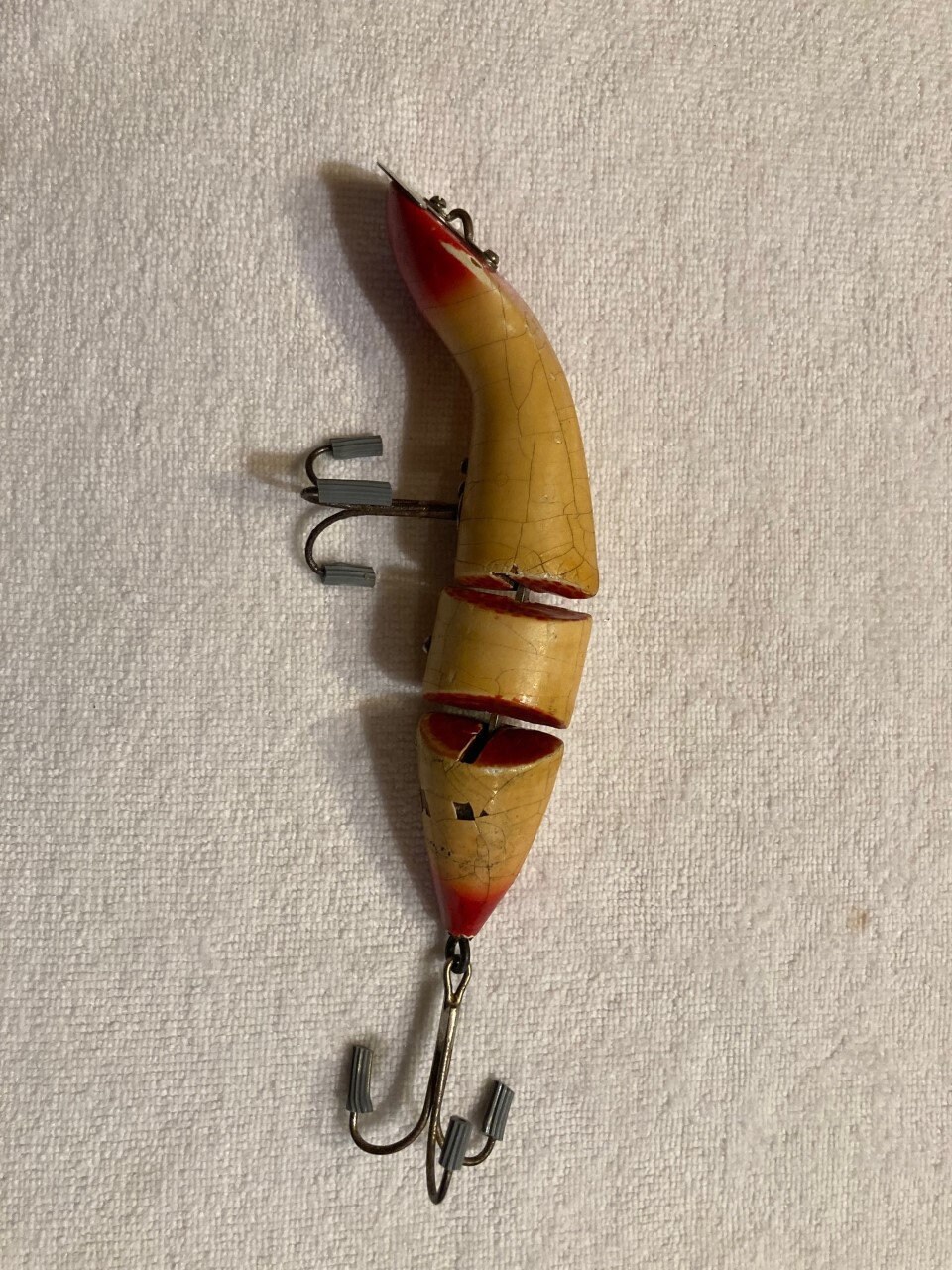 1923 Thru 1934 Heddon Game Fisher 5500 Wooden Red-white Lure - Etsy