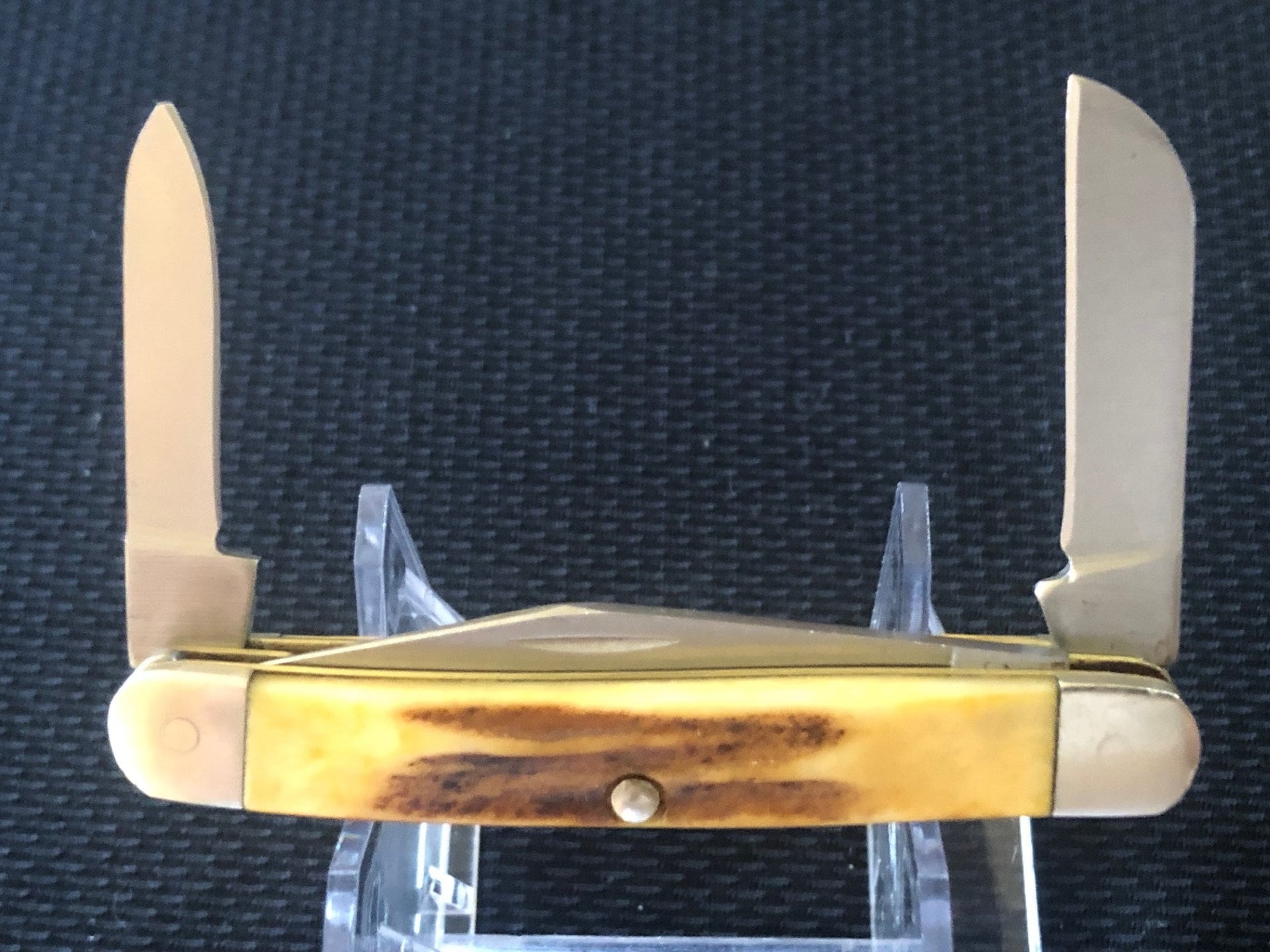 2000 Bear MGC USA 3-bladed Stockman Pocket Knife Stag Handles. - Etsy