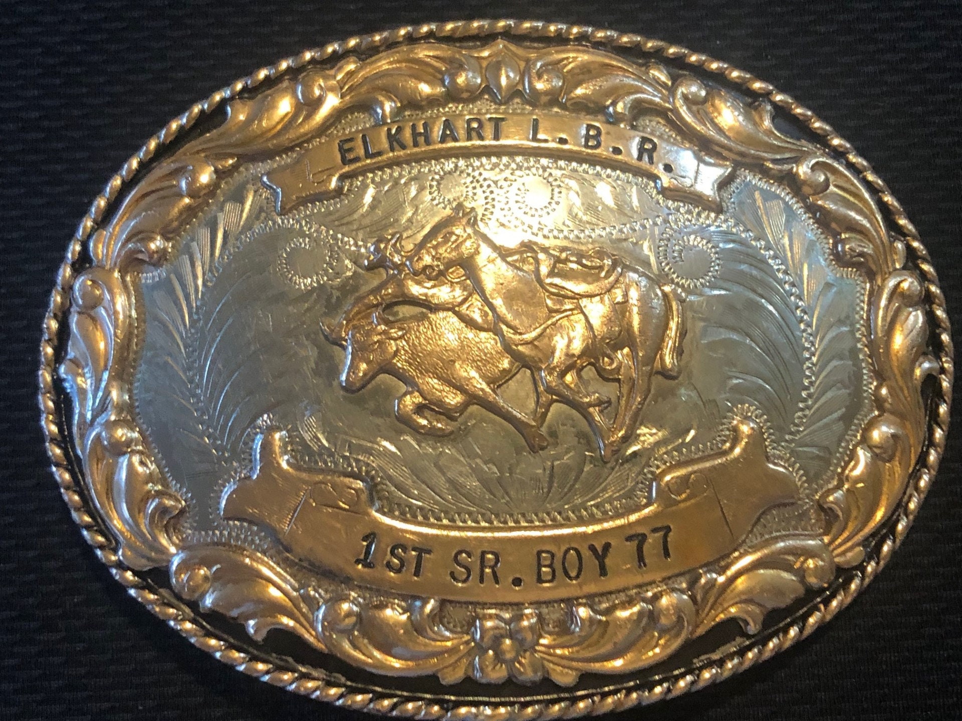 1977 Comstock Silversmiths Trophy Belt Buckle. - Etsy