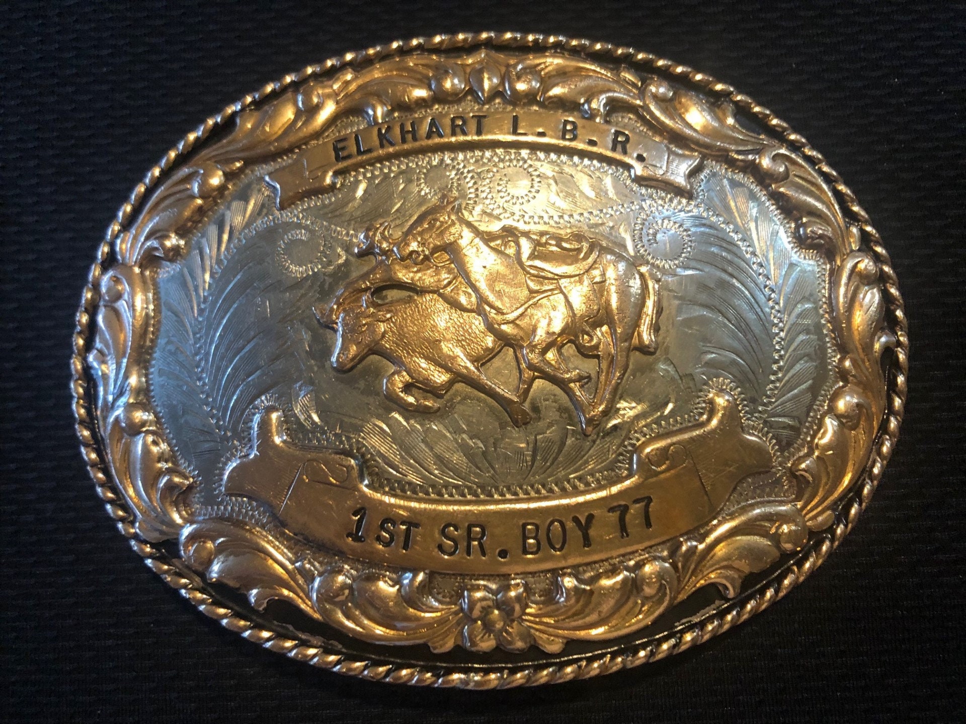 1977 Comstock Silversmiths Trophy Belt Buckle. - Etsy