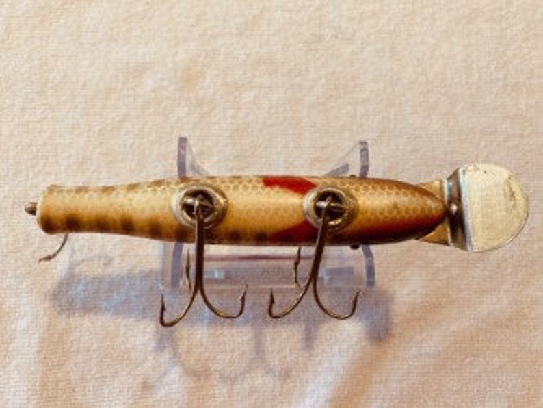 1940-1950 Lucky Strike Pike Scale Minnow Wooden Lure. - Etsy