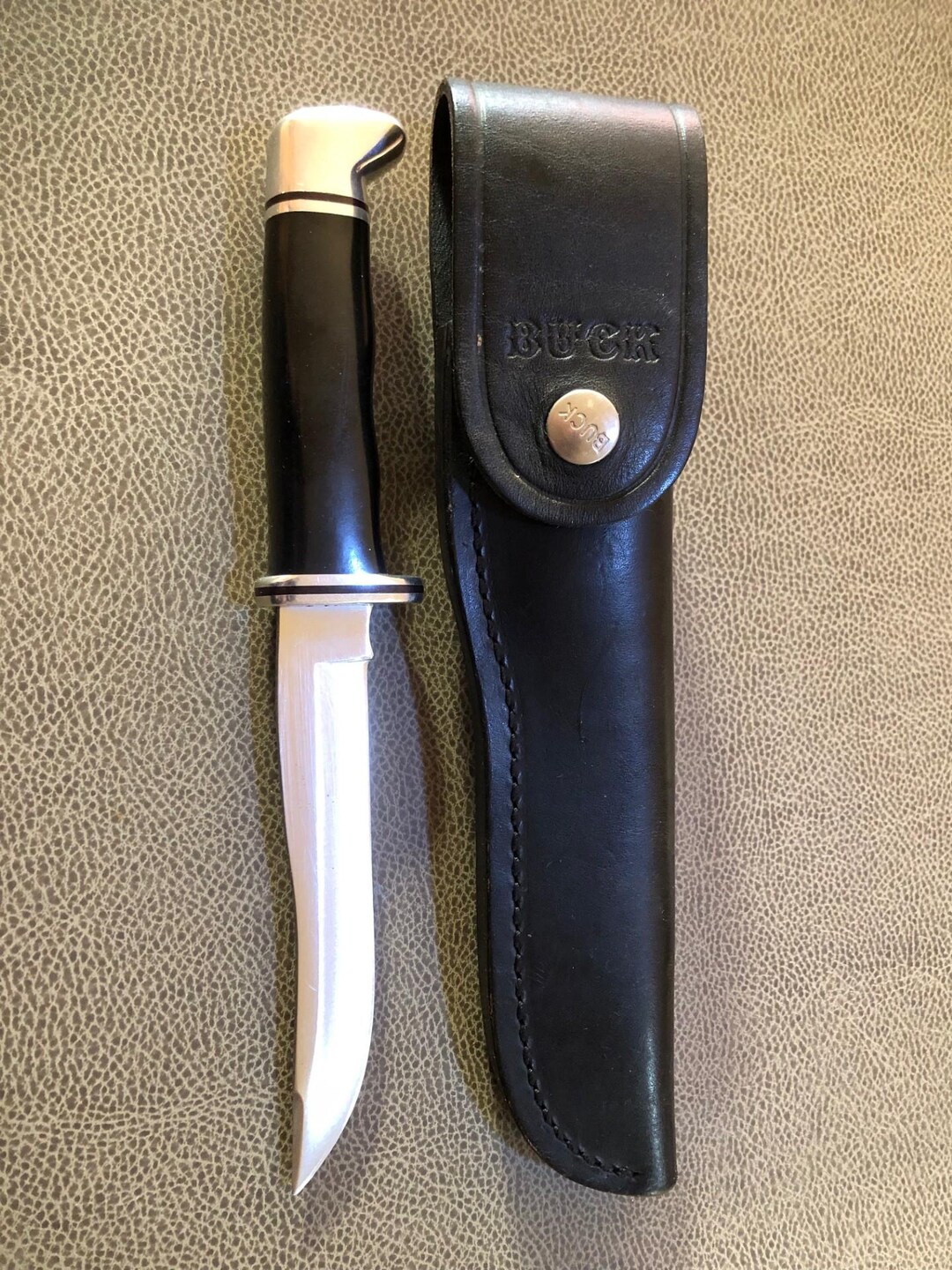 Pre-code Early 1970'S Buck 105 Pathfinder Fixed Blade Knife, Original ...