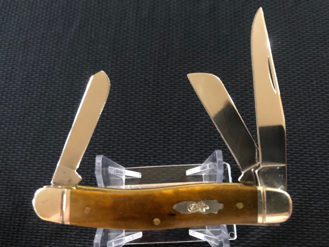 2020 Case XX 6318 SS 10 Dot 3-bladed Stockman Knife, Smooth Antique ...