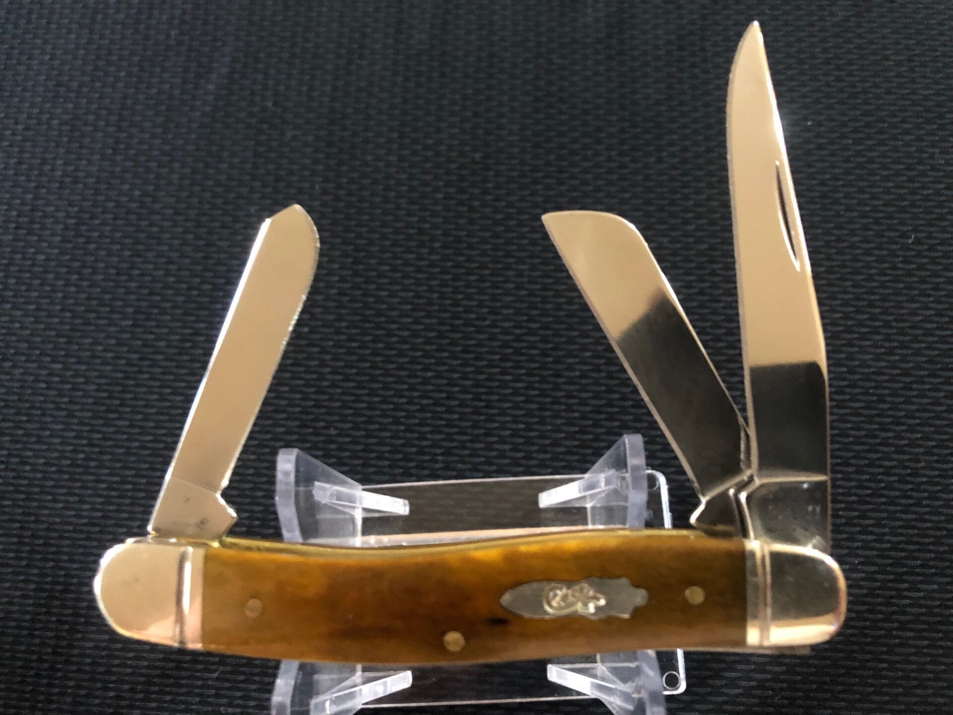 2020 Case XX 6318 SS 10 Dot 3-bladed Stockman Knife, Smooth Antique ...