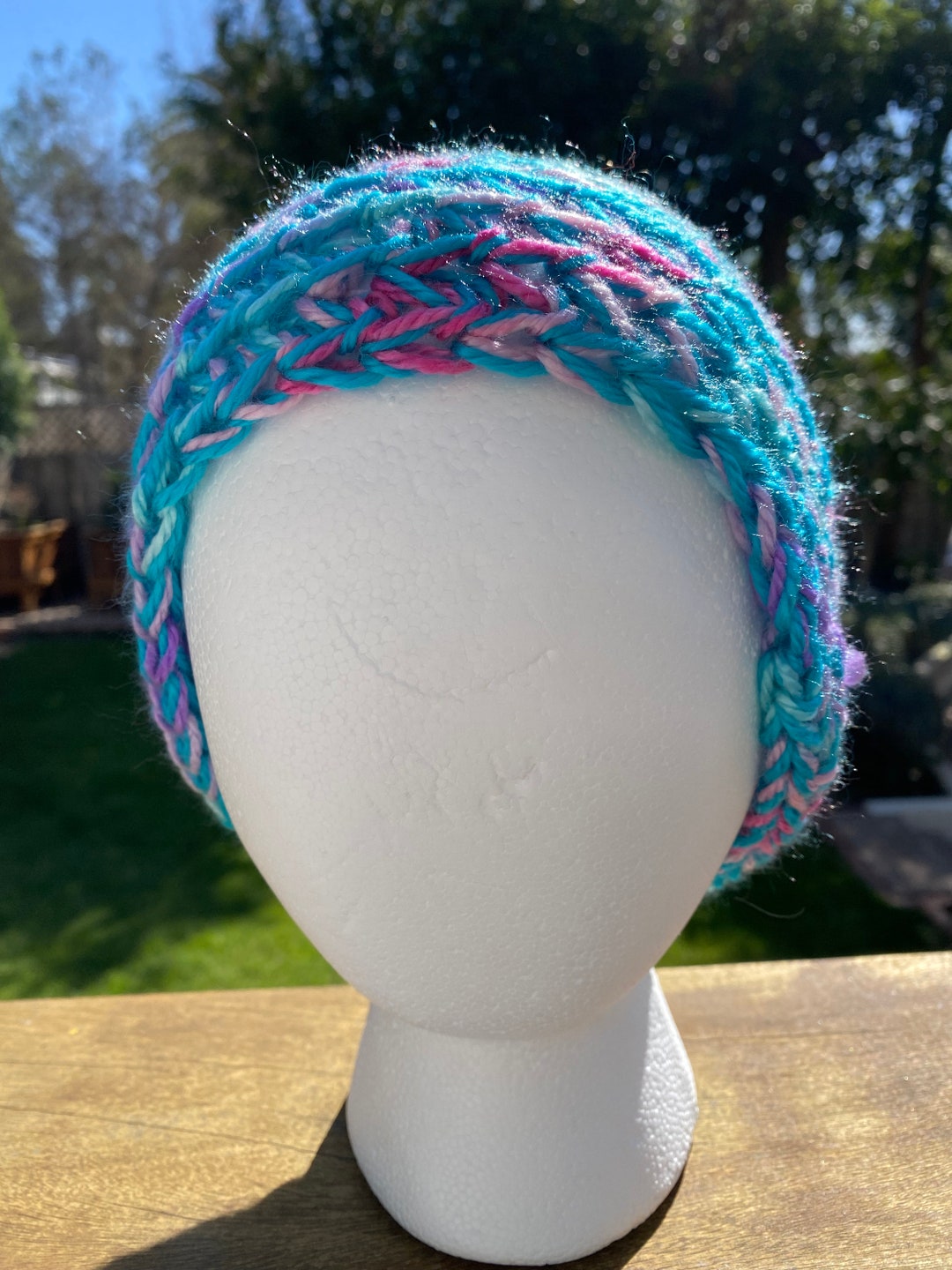 Blue Multi Colored Beanie - Etsy