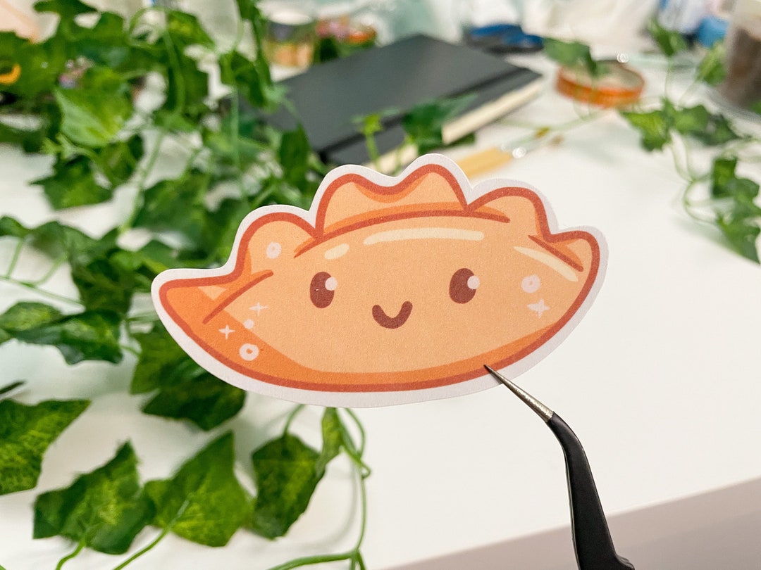 Cute Dumpling Sticker Gyoza Sticker - Etsy