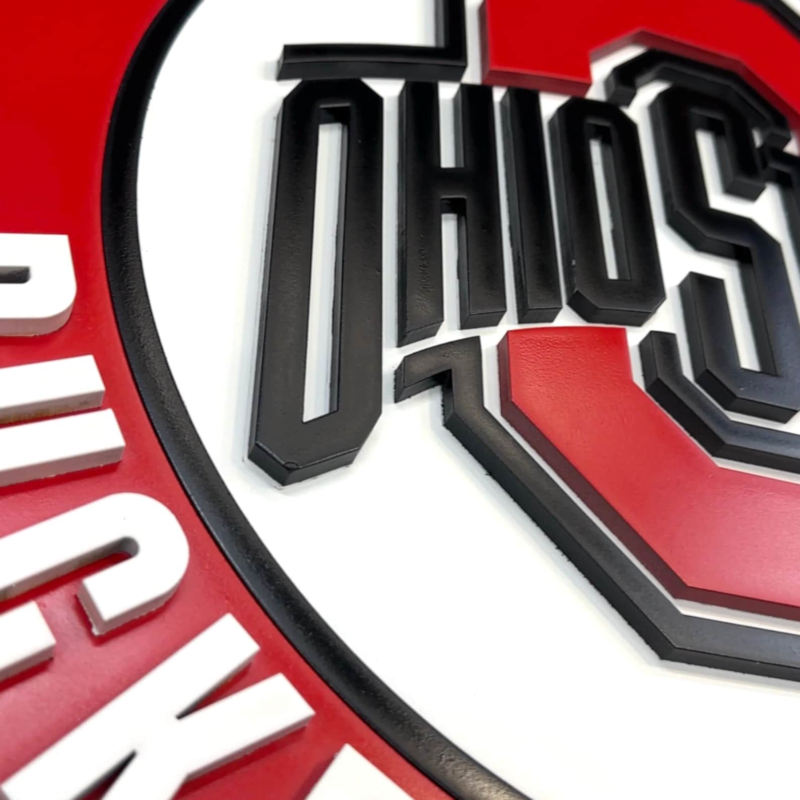 Custom Basement Sign Ohio State Wooden Sign 3D Effect Basement Signs ...