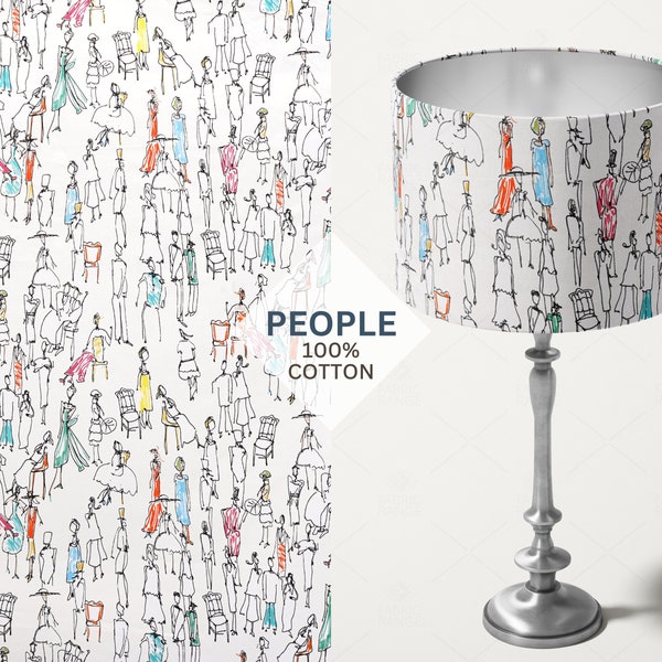 Fabric With People - Etsy